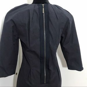 Uterque | Dresses | Uterque Grey Structured Mini Dress M | Poshmark